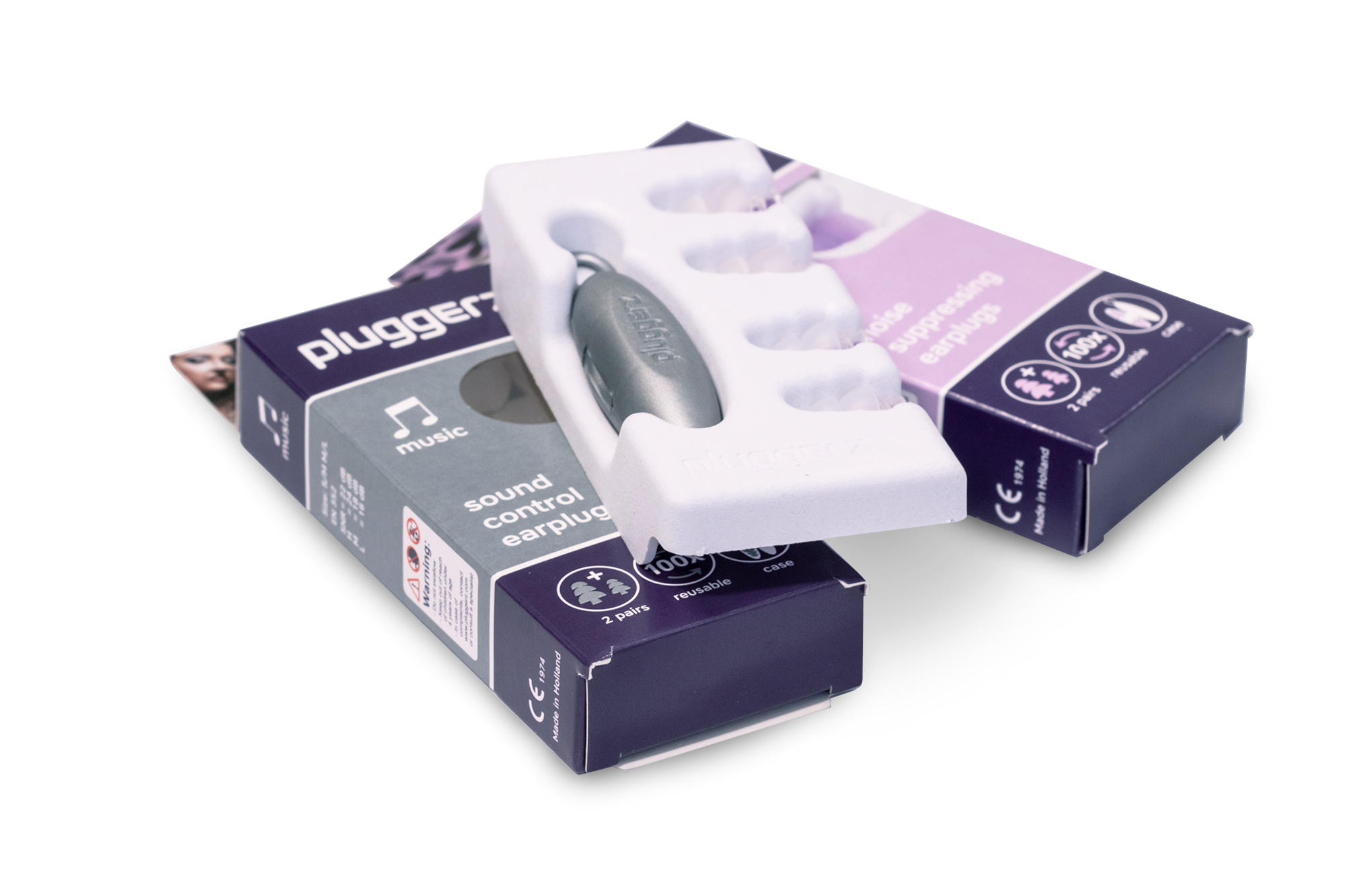 Eco-friendly packaging for Pluggerz Earplugs - Paperfoam