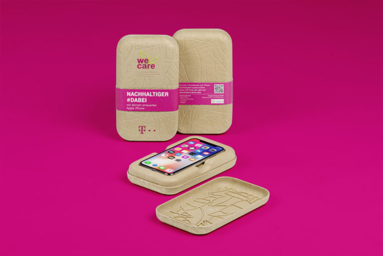 Mobile box packaging design for T-Mobile - Paperfoam