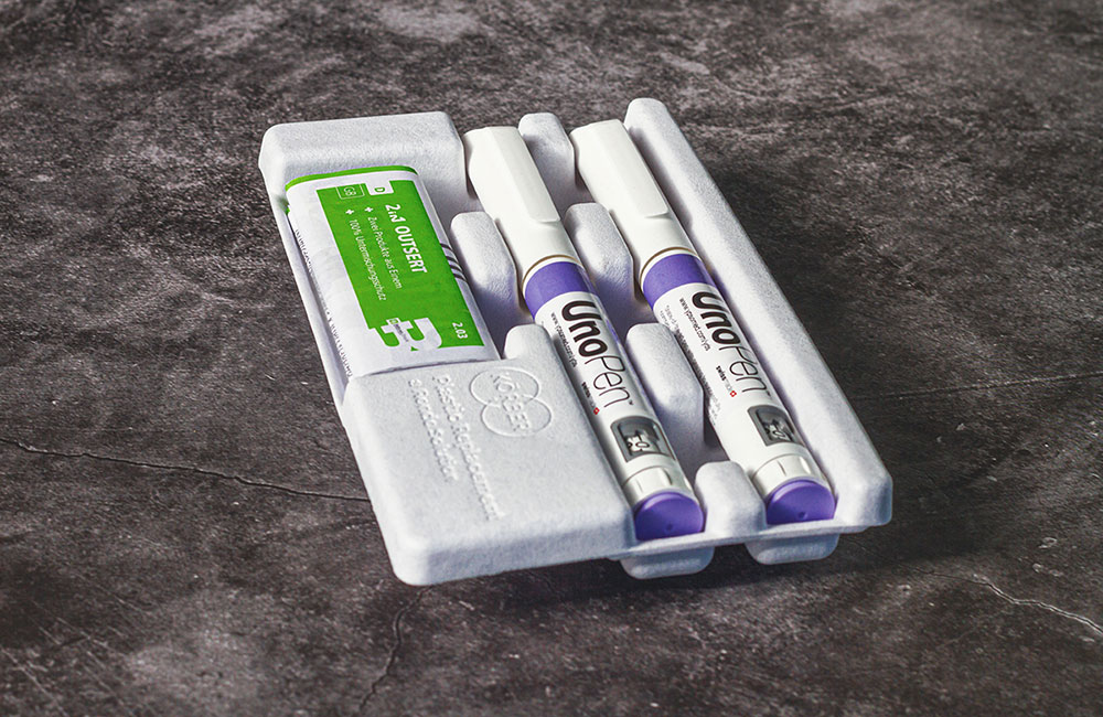 Sustainable pharma packaging for Körber - Paperfoam