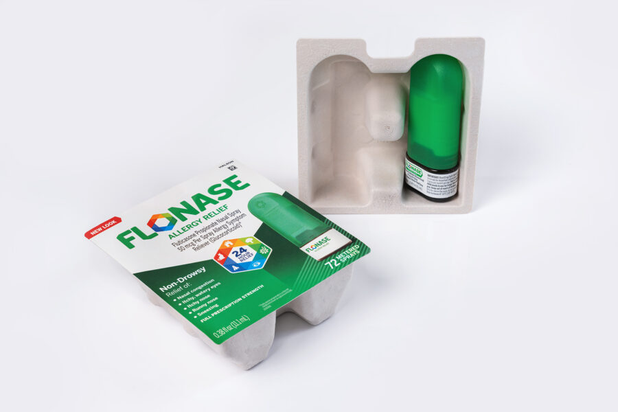 Plastic-Free Blister Pack for Flonase - Paperfoam