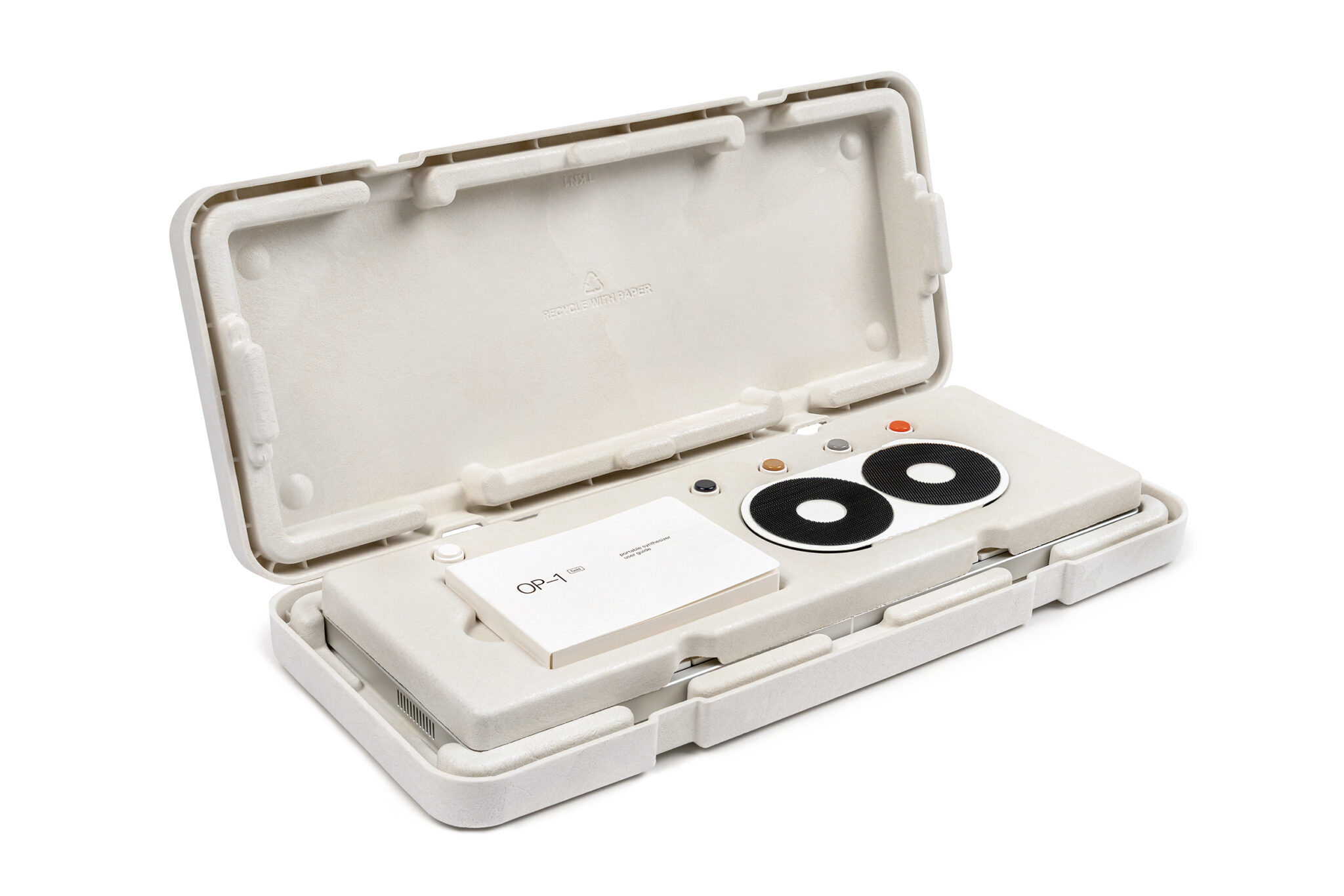 Emballage Écologique Triple-Tray pour OP-1 Field - Paperfoam